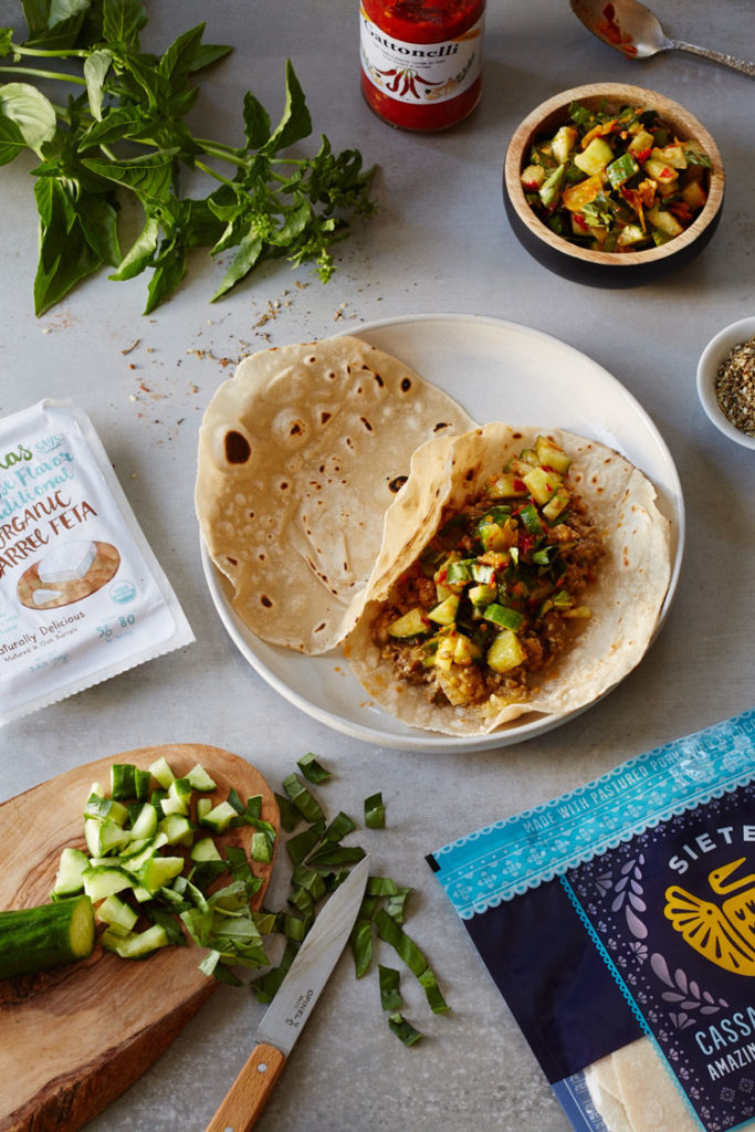 Mediterranean Lamb Paleo Wraps with Piquant Cucumber Salsa – Clean ...